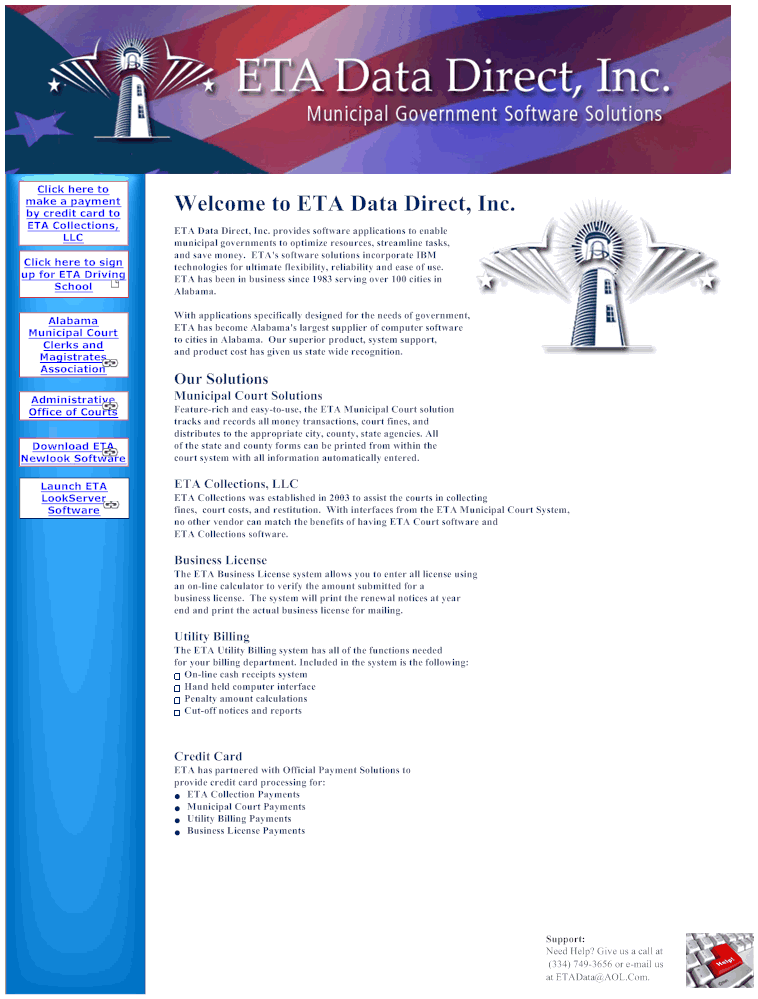 C:\ETA Web Site\Index.sdr